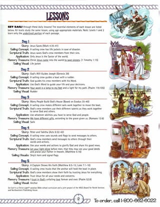 Print Scans: VBS Brochure Set Sail | PDF