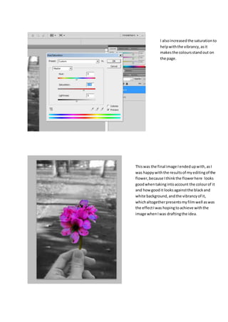 Print screen of flower editing pt2 | DOCX