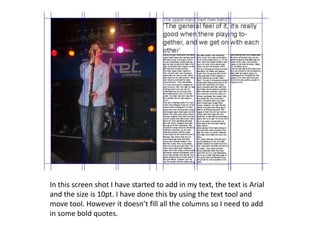 Print screens of double page spread | PPTX