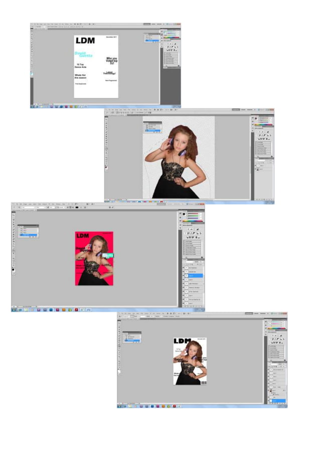Print screens of front cover | DOCX