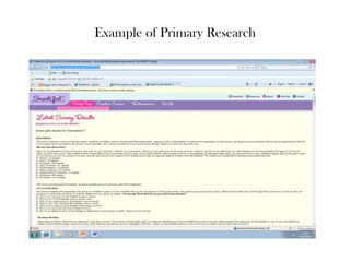 Print Screens of Research | PPTX
