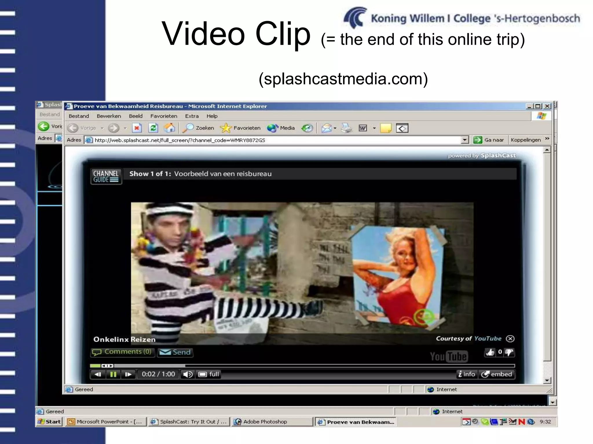 Printscreens Splashcast In Powerpoint | PPSX | Technology & Computing
