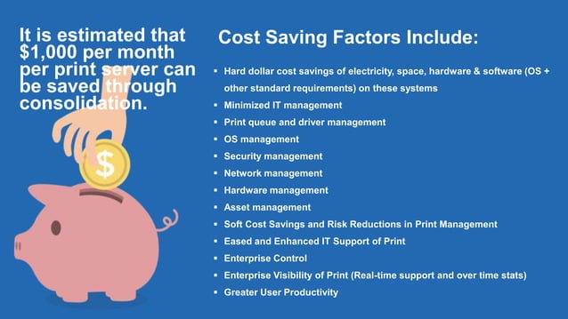 Print server reduction and consolidation | PPT