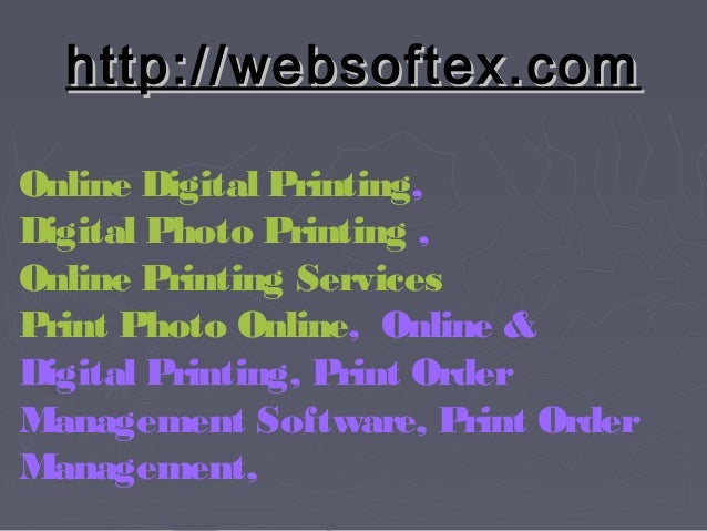 Printing Software, Click 2 Print, Web Print, Software Print, Web Print Software, Software Print Shop