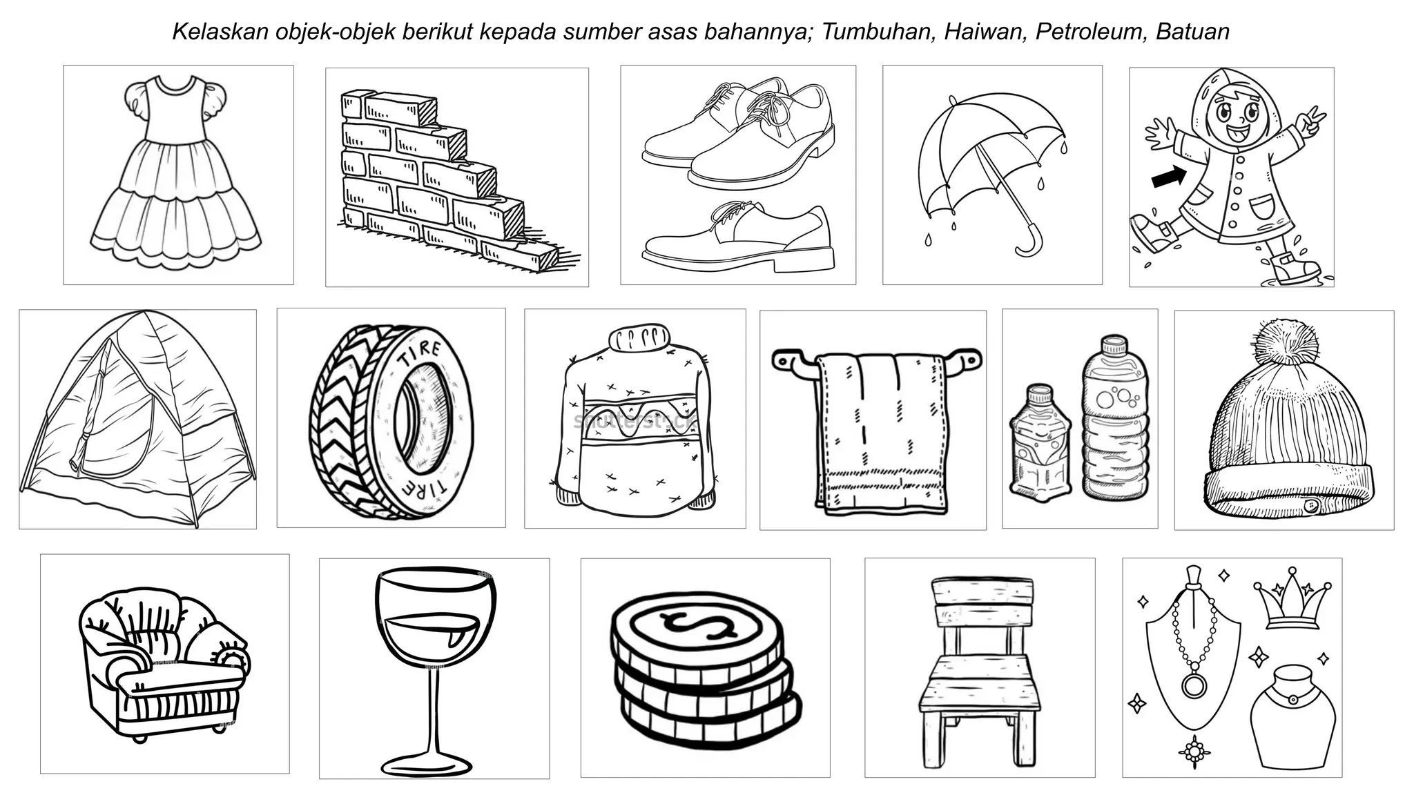 Worksheet - Pengelasan Sumber Asas Bahan | PPTX