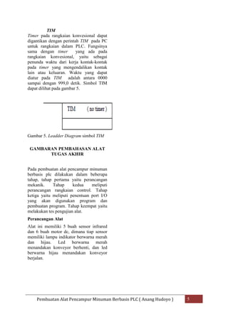 alat pencampur minuman berbasis PLC | PDF