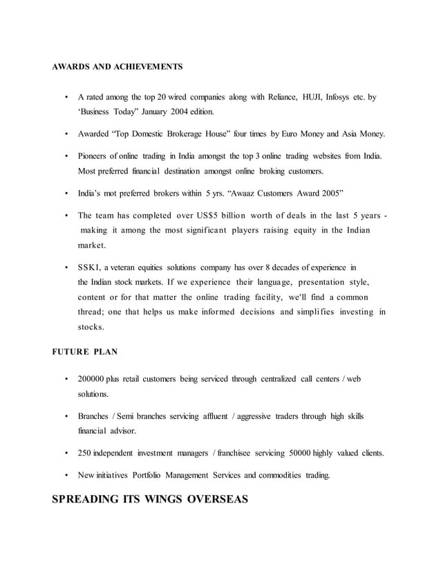 Project report for summer internship | Risk Management and investment ...