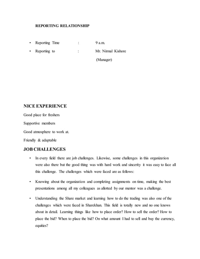 Project report for summer internship | Risk Management and investment ...