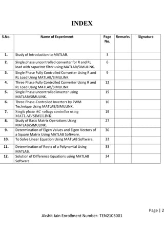 The MATLAB File by Akshit Jain .pdf on . | PDF