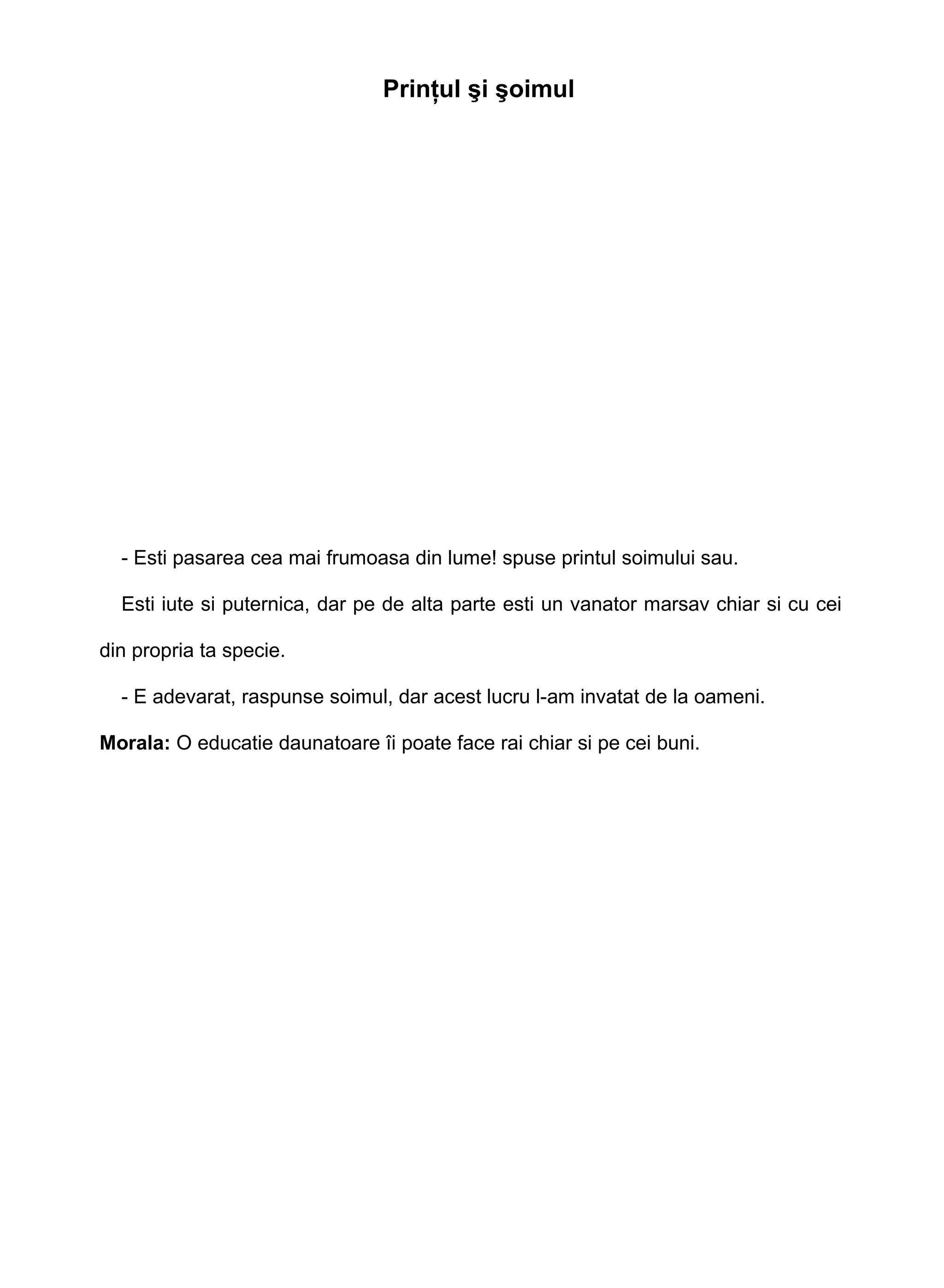 Printul si soimul 2 | PDF