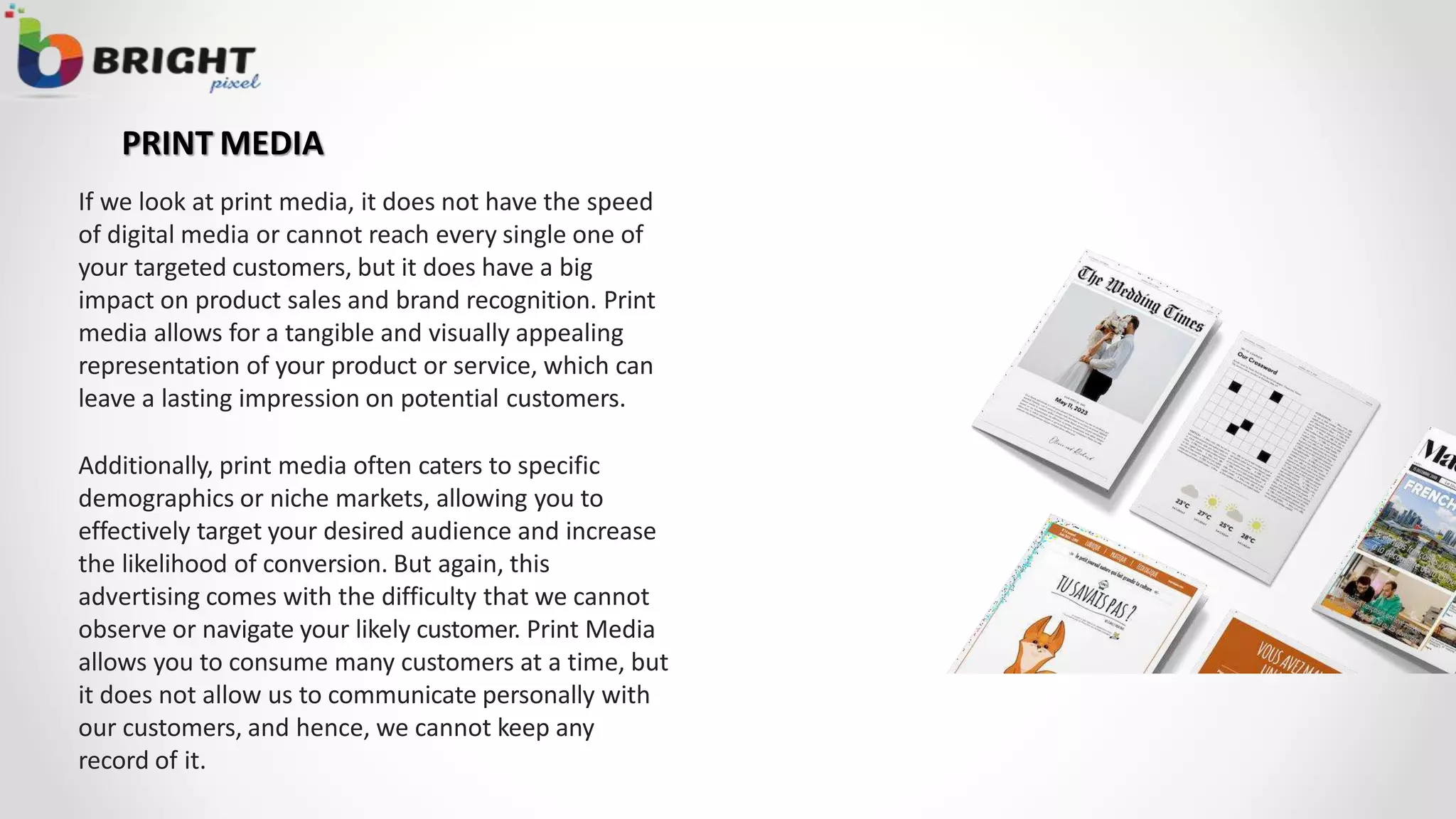 PRINT MEDIA vs DIGITAL MEDIA | PPTX