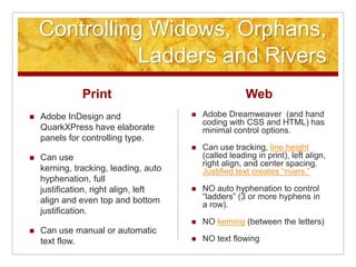 Print vs web | PPTX