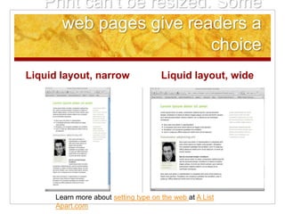 Print vs web | PPTX