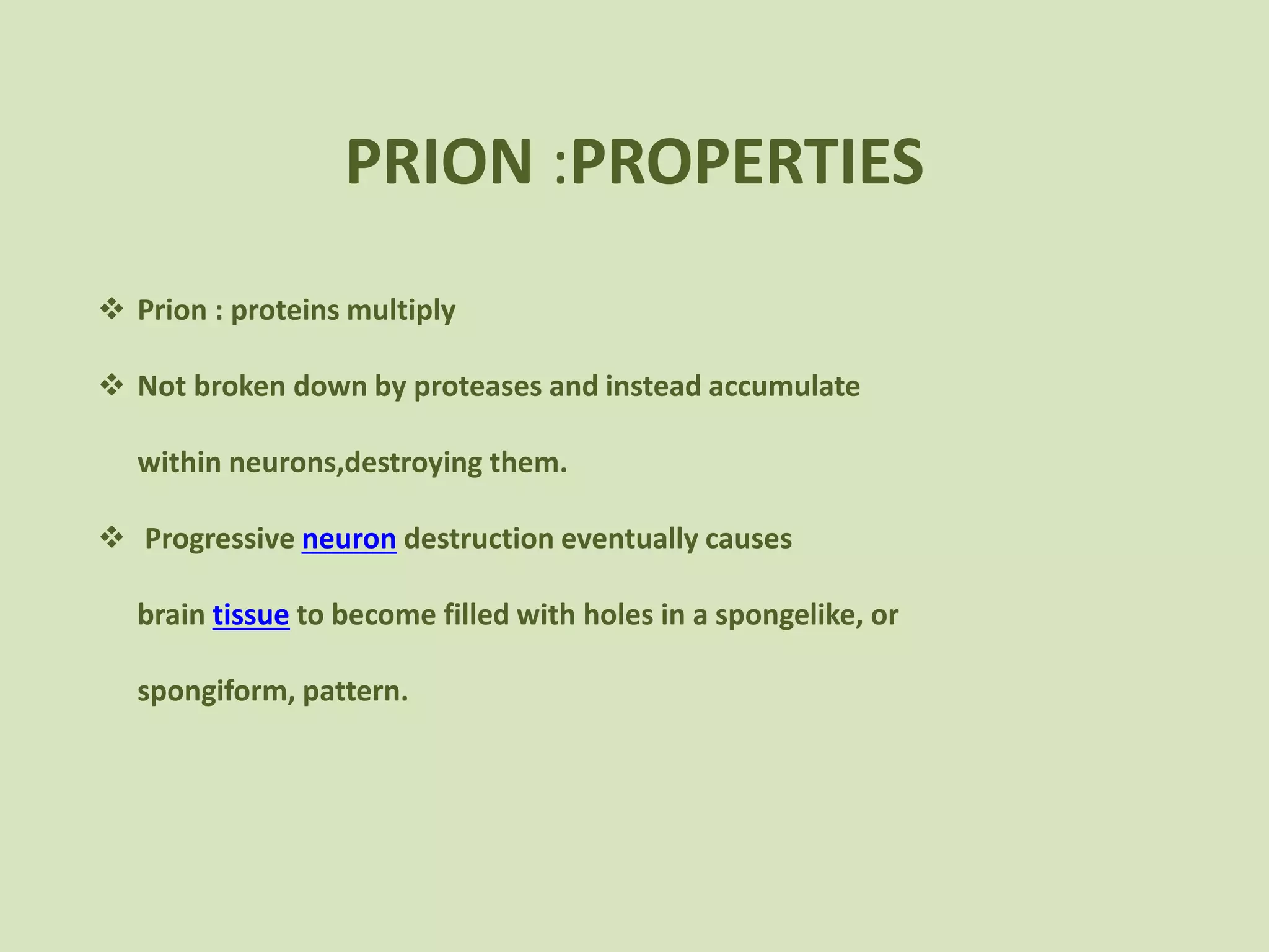 Prion : PATHOGENTIC TYPES OF MISFOLD PROTEIN | PPT