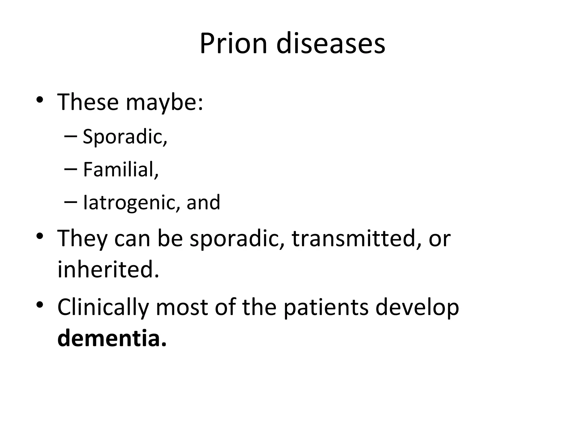 Prion disease | PPT