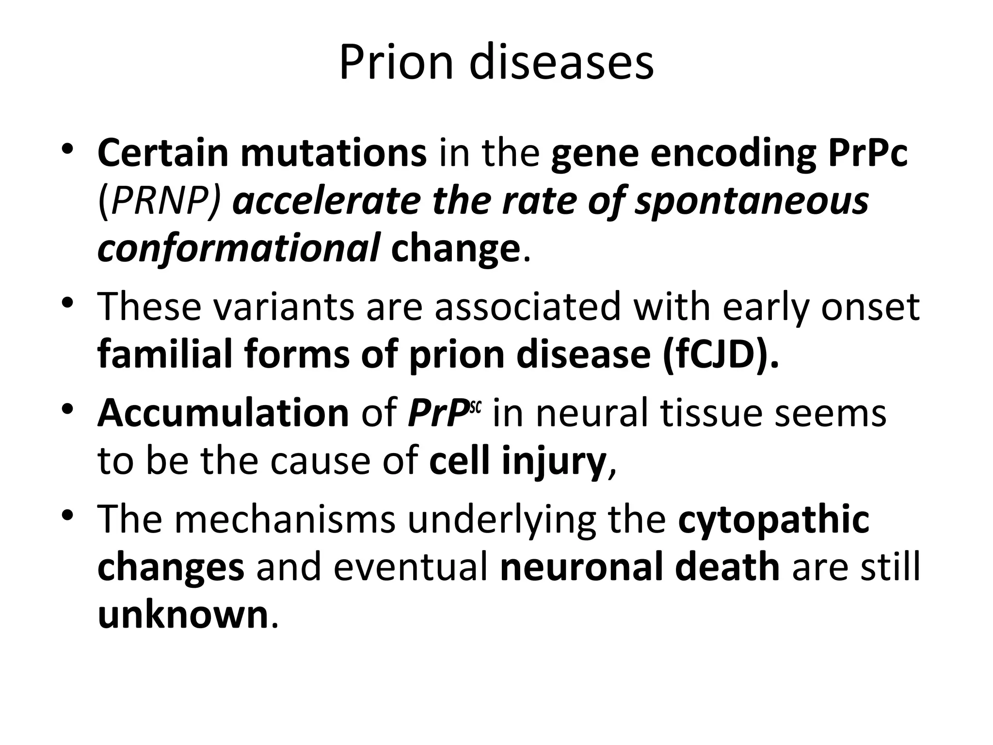 Prion disease | PPT