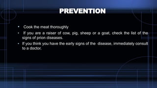 Prion disease | PPTX