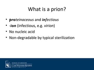 Prion disease: A Rare Phenomena | PPT