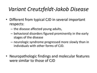 Prion diseases | PPTX