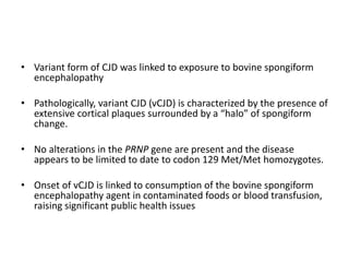Prion diseases | PPTX