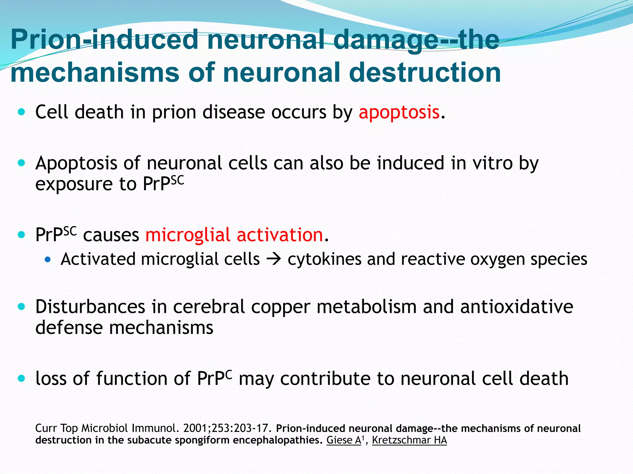Prion diseases | PPTX