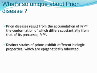 Prion diseases | PPTX