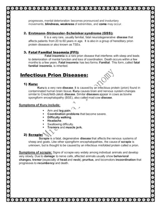 Prion diseases | DOCX