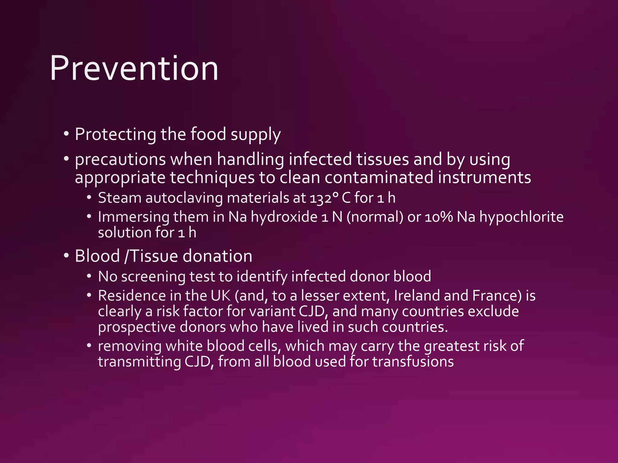 Prion diseases | PPTX