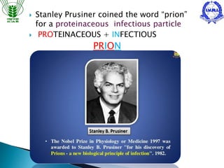 Prion diseases in India | PPTX