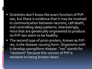 An Introduction of Prion protein | PPTX