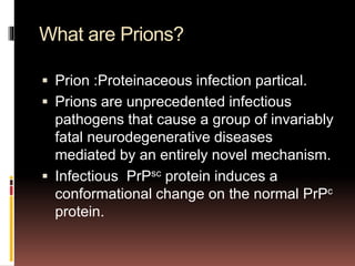 Prion proteins | PPTX