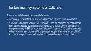 Prions: structure diseases associated with and clinical picuture.pptx