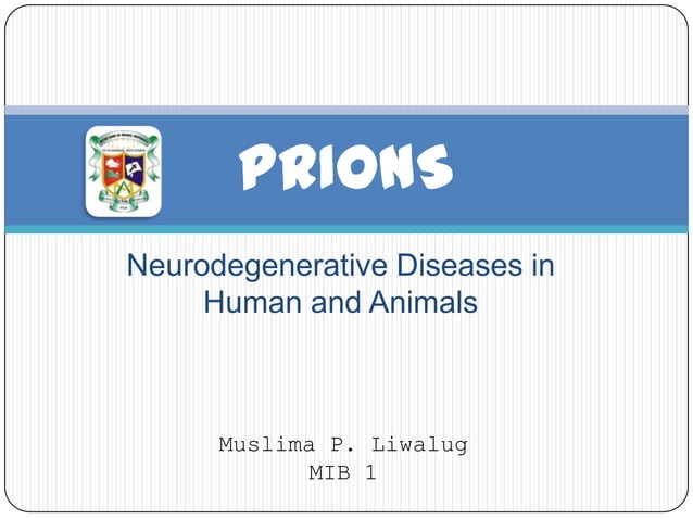 Prions (Infectious Protein) | PPTX