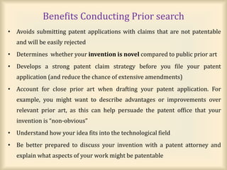 Prior Art Search - An Overview | PPTX