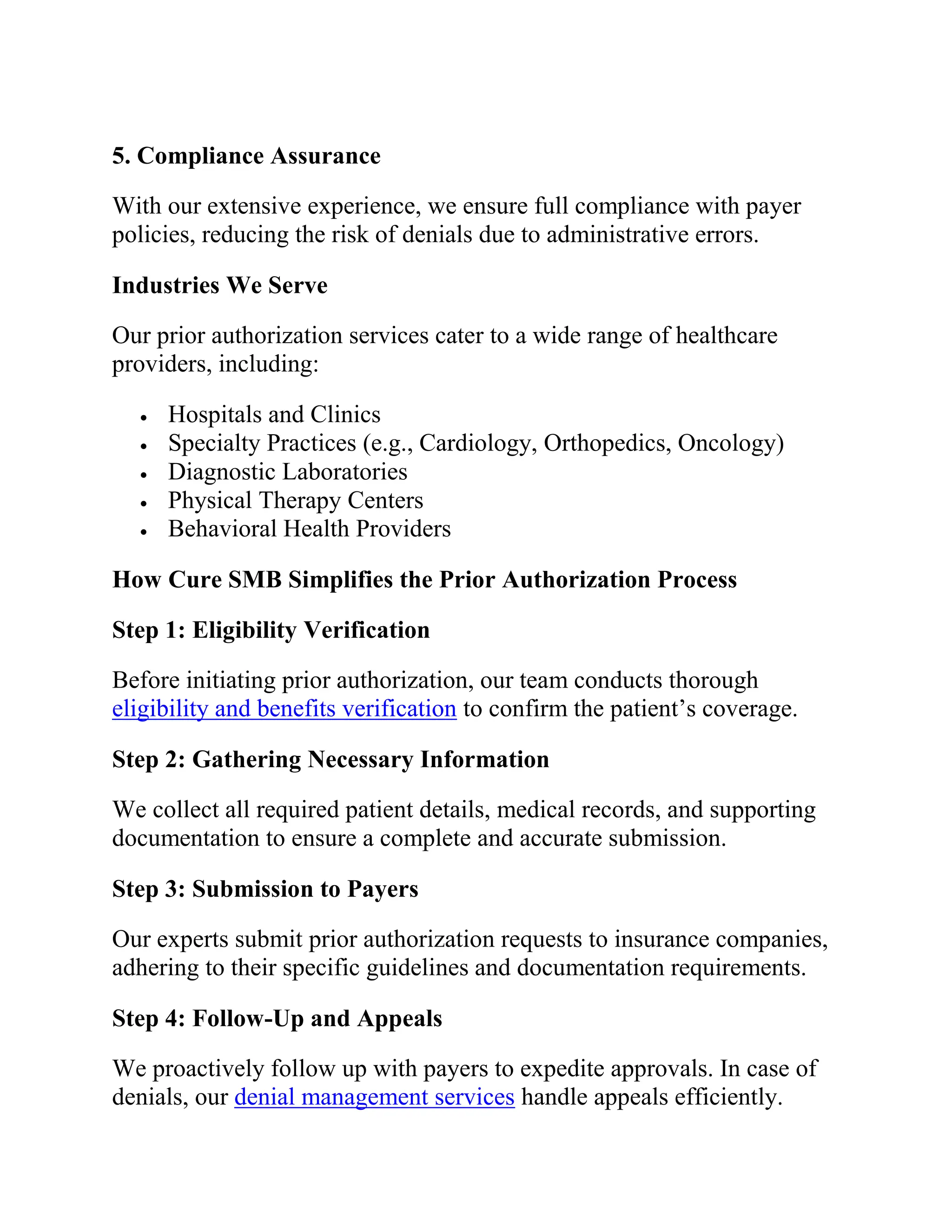 Prior Authorization Services: Streamlining Your Medical Billing Needs | PDF