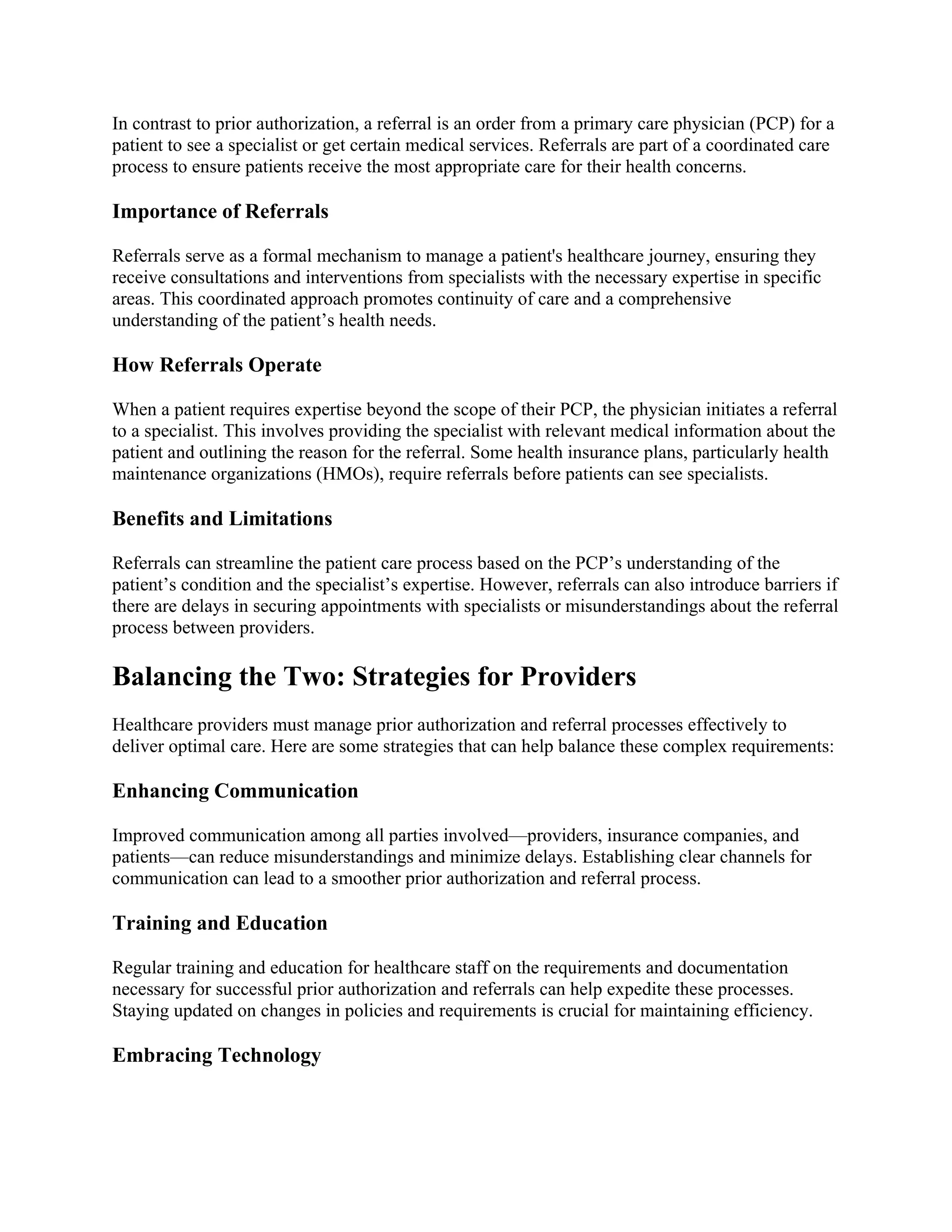 Prior Authorization vs Referral: What Healthcare Providers Need to Know ...