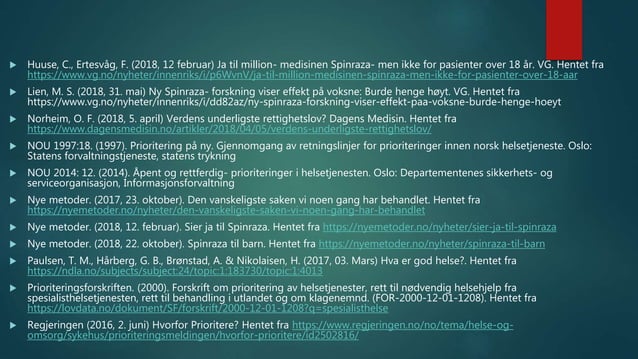 Prioriteringer i helsevesenet | PPT