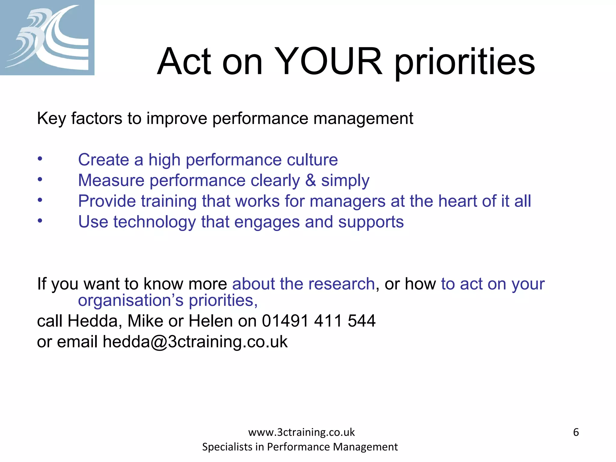Priorities For Improving Performance Management In The Uk | PPT | Human ...