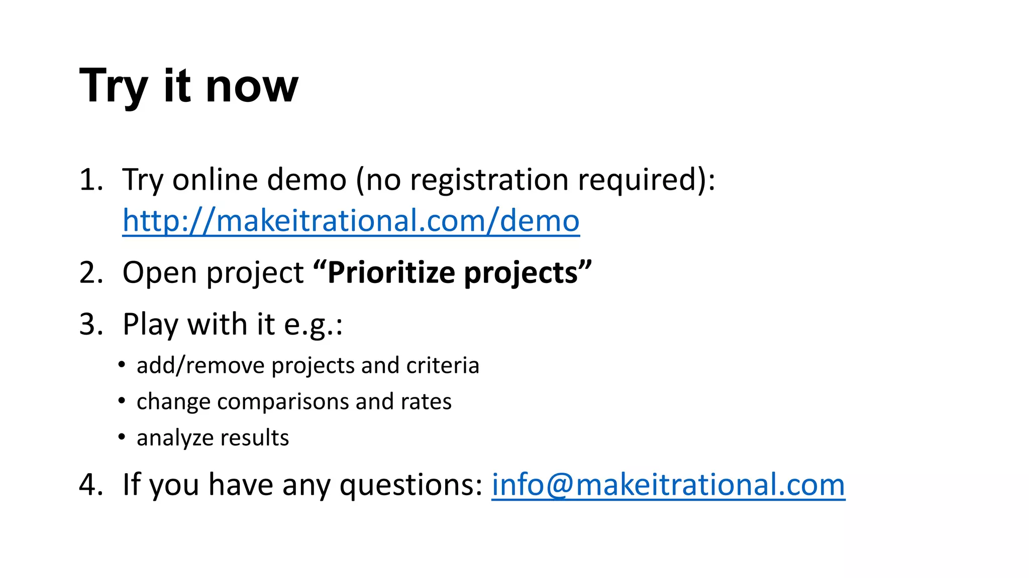 How to Prioritize Projects? | PDF