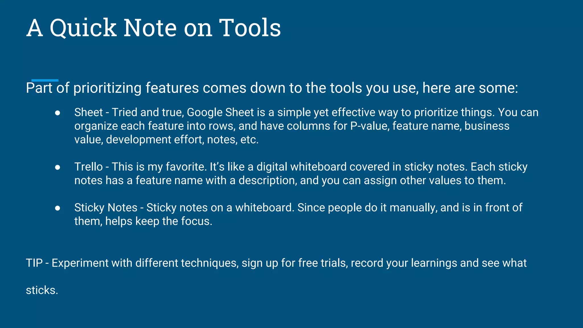 Prioritization in Product Management | PPTX