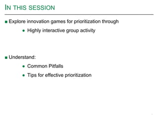 Prioritization | PPT