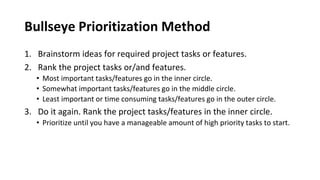 Prioritization Methods | PPTX
