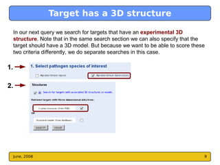 Prioritizing drug targets in complete genomes | PDF | Databases | Computer Software and Applications