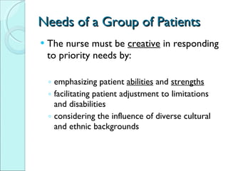 Prioritizing and Organizing Care | PPT