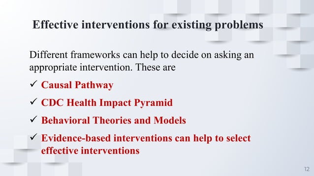 Prioritizing public health problem | PDF