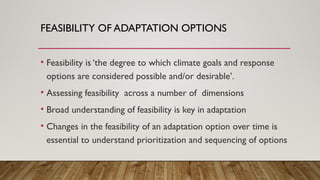 Appraising and Prioritizing Adaptation Options | PPT