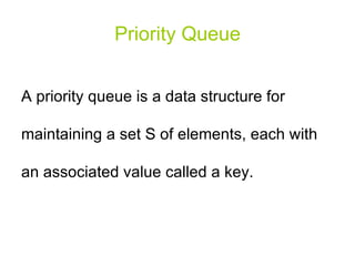 Algorithm: priority queue | PPT