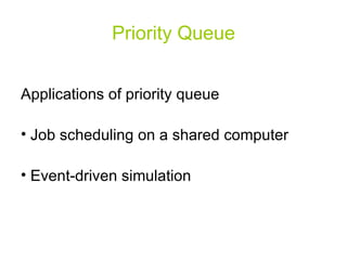 Algorithm: priority queue | PPT