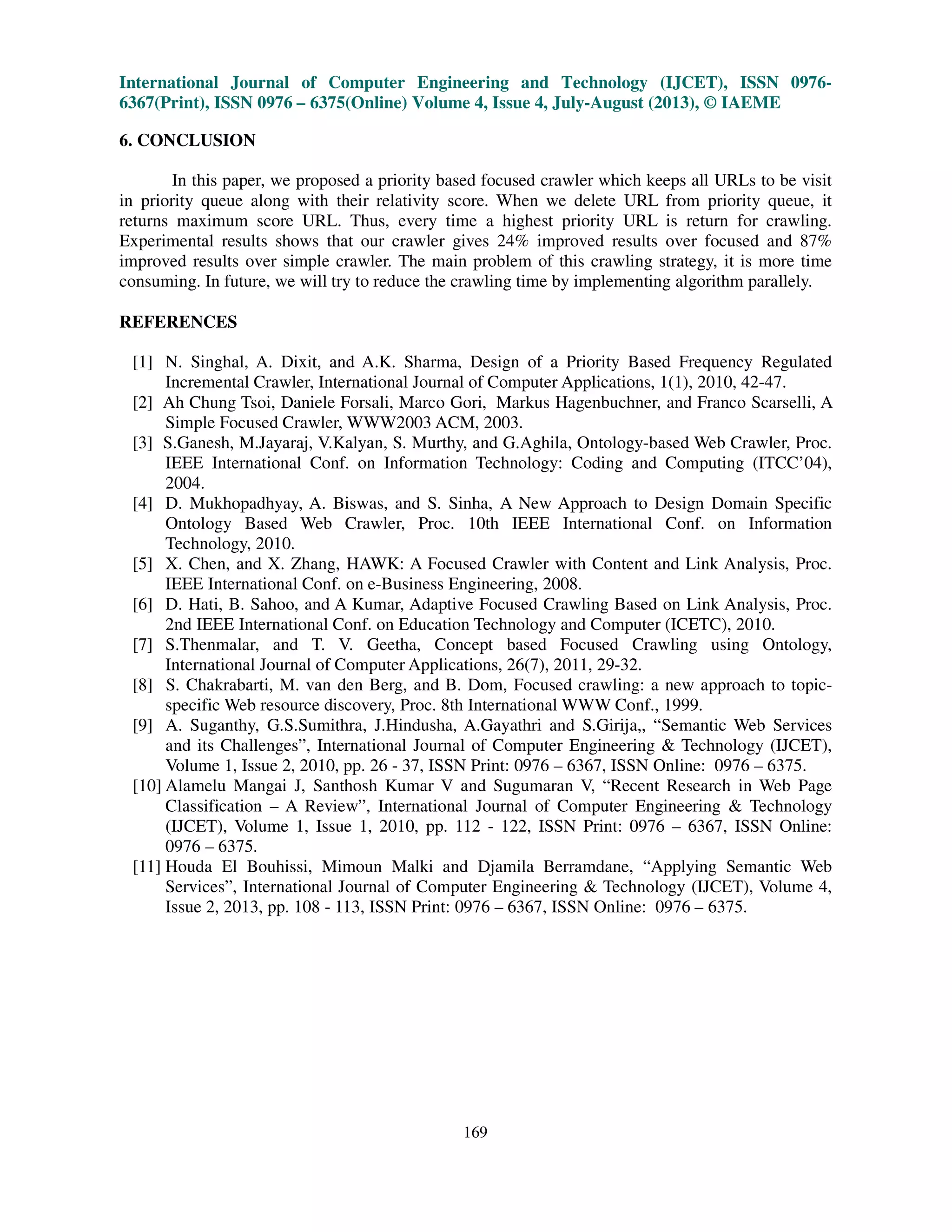 Priority based focused web crawler | PDF