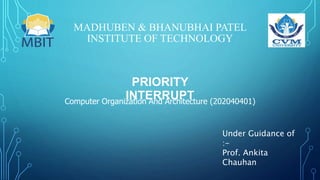priority interrupt computer organization | PPTX
